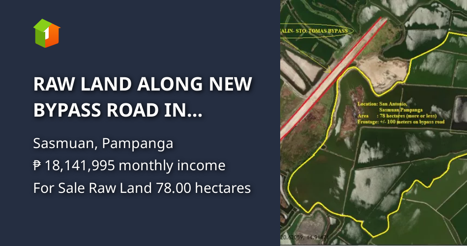 RAW LAND ALONG NEW BYPASS ROAD IN PAMPANGA [Lots 🚜] (April 2026) in ...