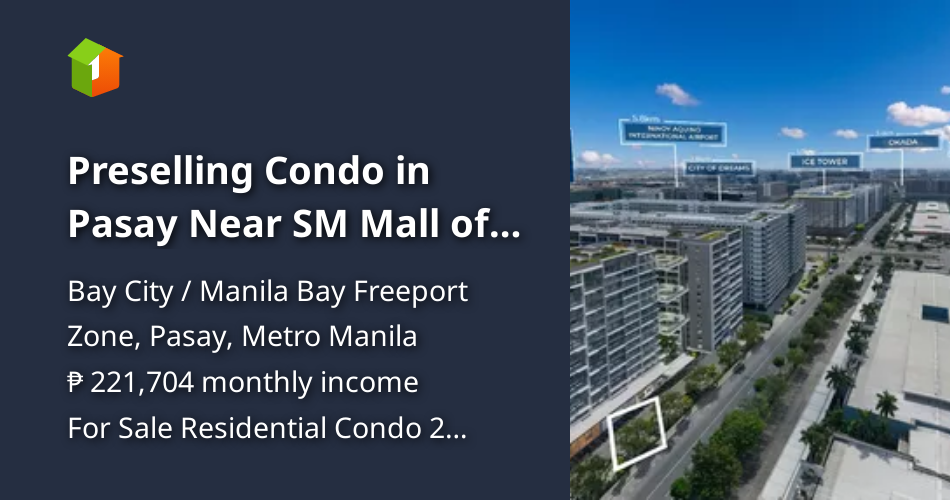 Preselling Condo in Pasay Near SM Mall of Asia | Sail Residences ...