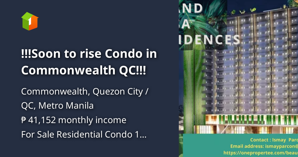 !!!Soon to rise Condo in Commonwealth QC!!! [Condos 🏙️] (December 2022 ...