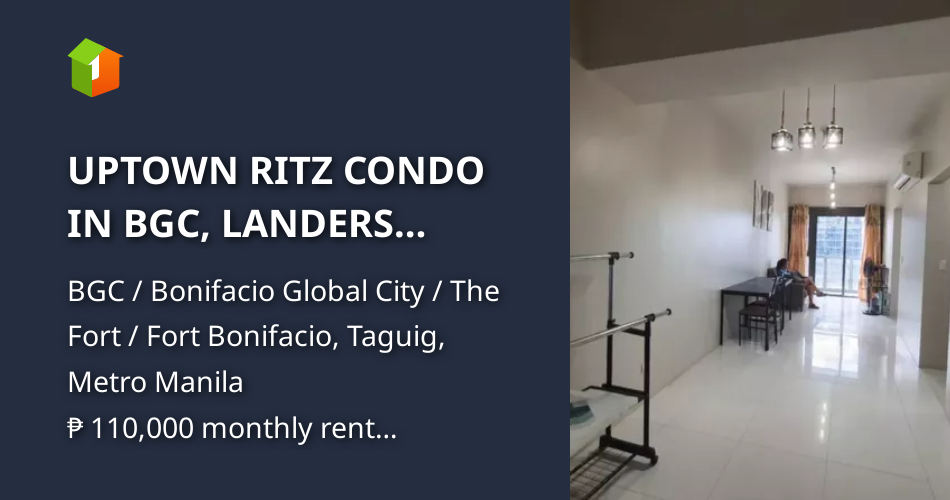 UPTOWN RITZ CONDO IN BGC, LANDERS SUPERSTORE BGC, UPTOWN MALL, MANILA ...
