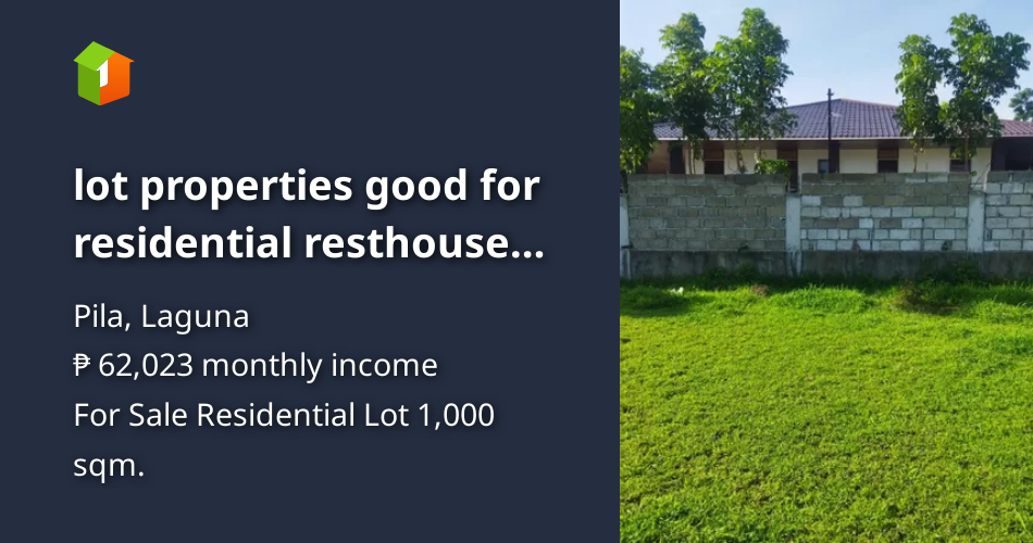 Lot properties good for residential resthouse overlooking sunset view ...