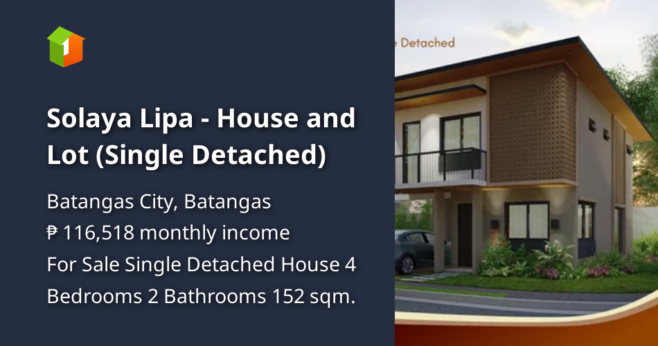 Solaya Lipa - House and Lot (Single Detached) [Houses and Lots 🏘️ ...