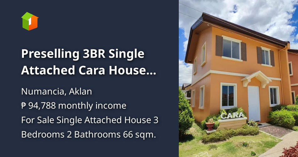 Preselling 3BR Single Attached Cara House For Sale in Numancia Aklan ...