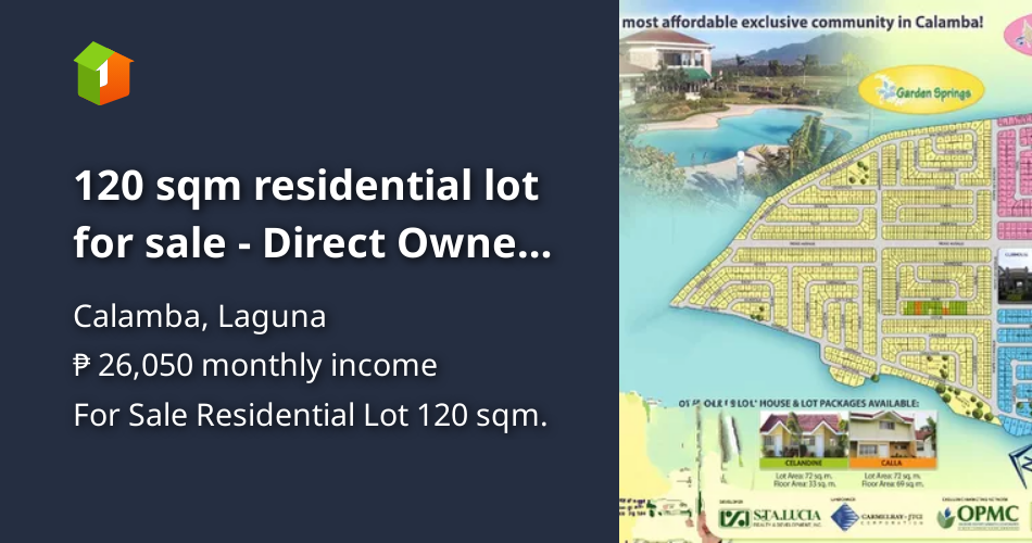 120 sqm residential lot for sale - Direct Owner - Carmel ridge laguna ...