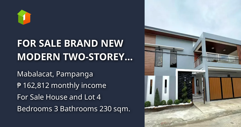 FOR SALE BRAND NEW MODERN TWO-STOREY HOUSE WITH POOL IN MABALACAT NEAR CLARK [Houses and Lots 🏘️ ...