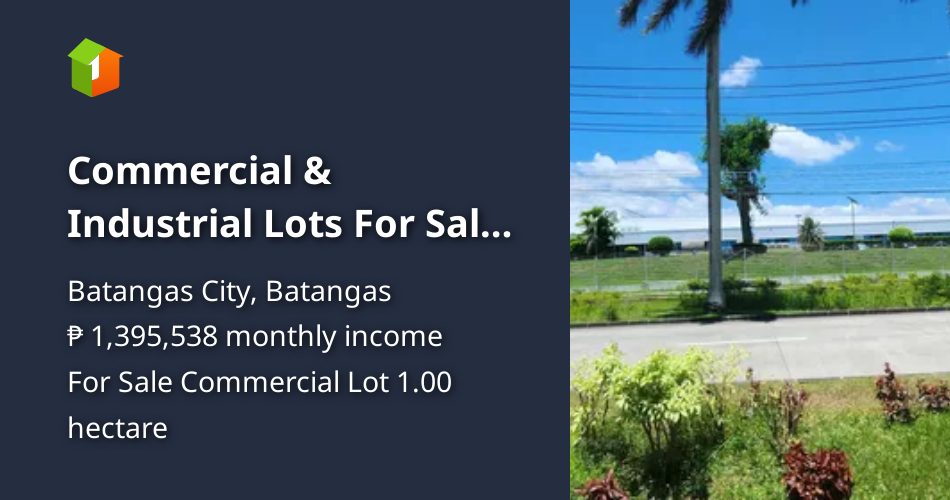 Commercial & Industrial Lots For Sale in Lipa Batangas City [Lots 🚜 ...