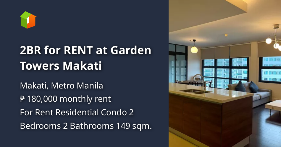 2BR for RENT at Garden Towers Makati [Condos 🏙️] (December 2022) in ...