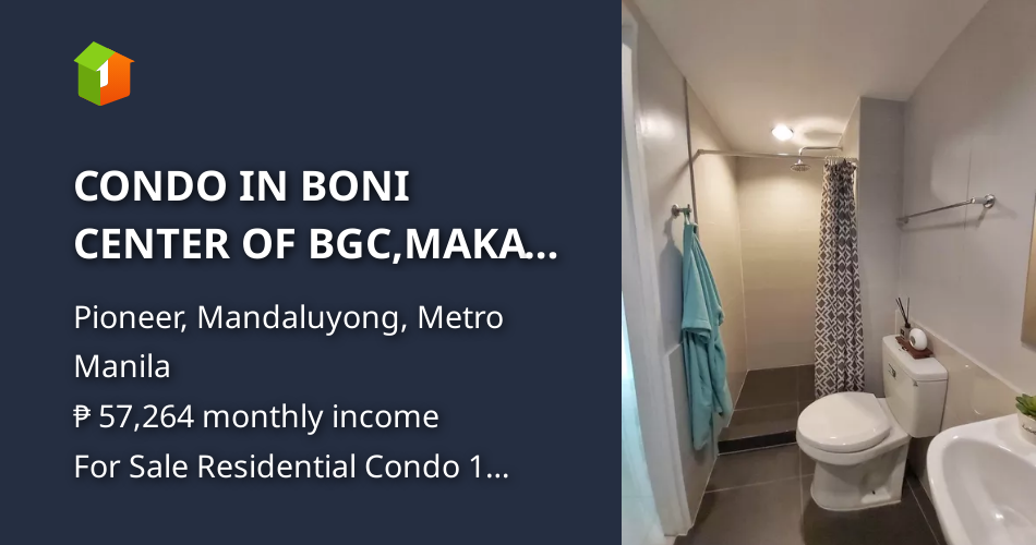 CONDO IN BONI CENTER OF BGC,MAKATI AND ORTIGAS CBD [Condos 🏙️ ...