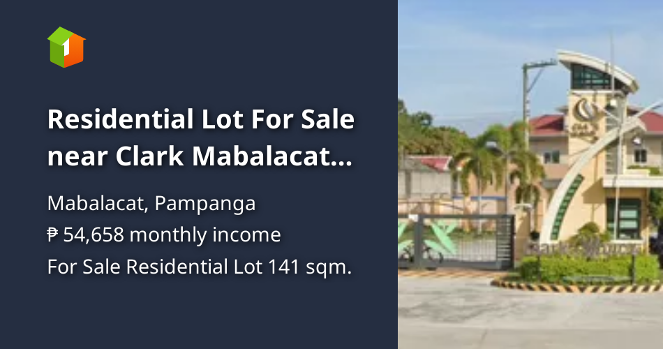 Residential Lot For Sale near Clark Mabalacat Pampanga [Lots 🚜 ...