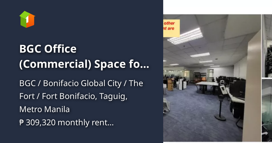 BGC Office (Commercial) Space for Lease 281.20sqm NHL00027 [Commercial ...