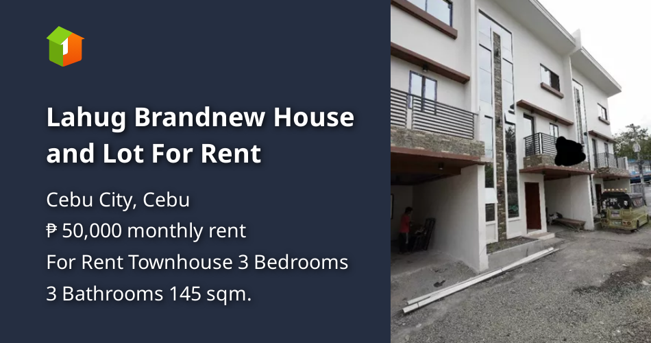 Lahug Brandnew House and Lot For Rent [Houses and Lots 🏘️] (May 2024 ...