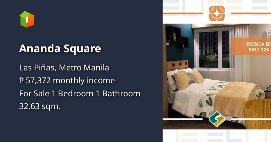 Ananda Square [Condos 🏙️] (July 2021) in Las Piñas, Metro Manila for sale