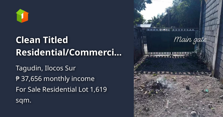 Clean Titled Residential/Commercial Lot w/ Fence and Gate FOR SALE at ...