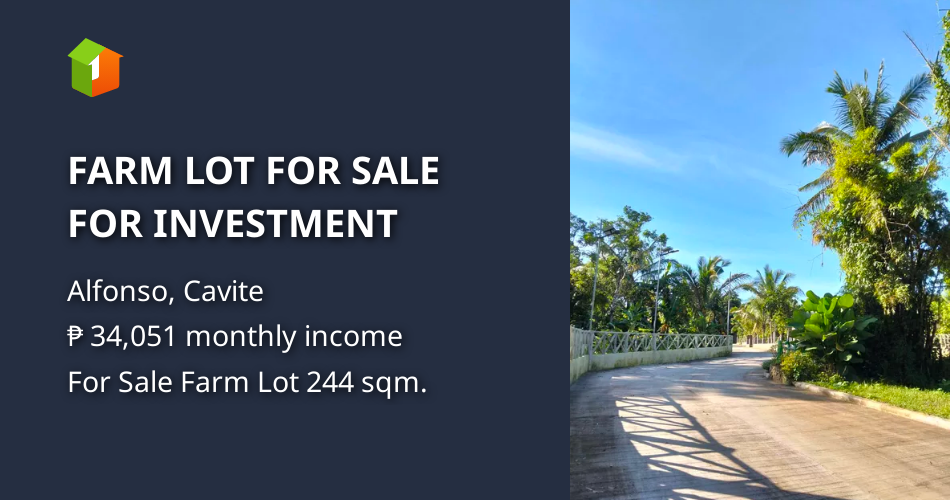 FARM LOT FOR SALE FOR INVESTMENT [Lots 🚜] (February 2026) in Alfonso ...