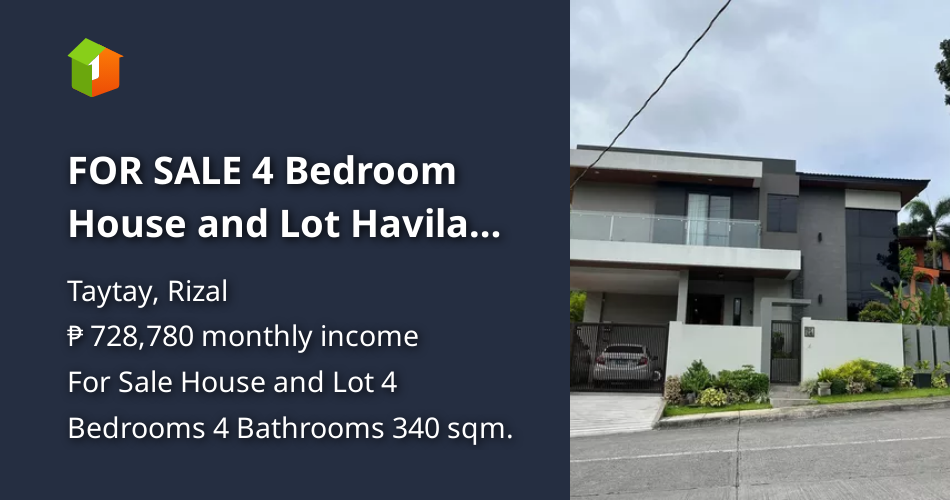 FOR SALE 4 Bedroom House and Lot Havila Township Taytay Rizal [Houses ...