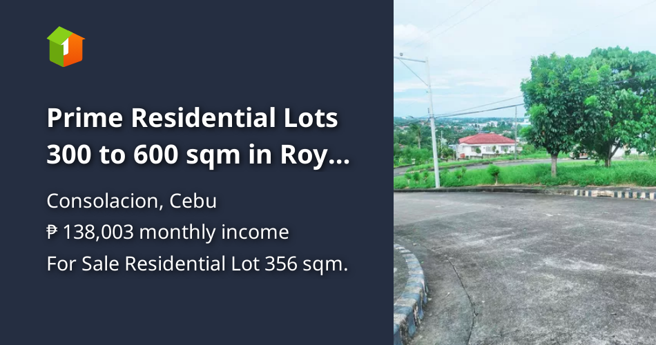 Prime Residential Lots 300 to 600 sqm in Royal Cebu Subdivision [Lots 🚜 ...