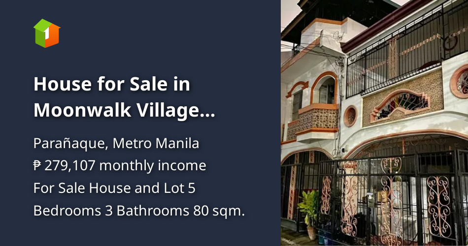 House for Sale in Moonwalk Village Paranaque City [Houses and Lots 🏘️ ...