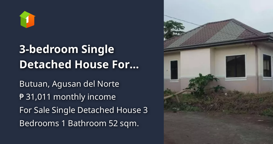 3-bedroom Single Detached House For Sale in Butuan Agusan Del Norte ...