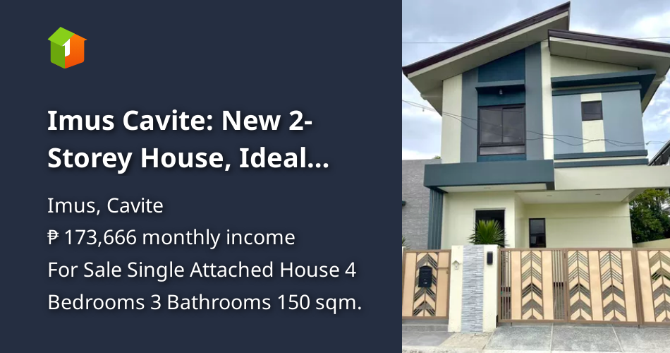Imus Cavite: New 2-Storey House, Ideal Investment [Houses and Lots 🏘️ ...
