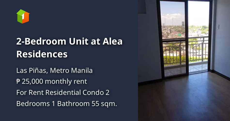 2-Bedroom Unit at Alea Residences [Condos 🏙️] (July 2024) in Las Piñas ...