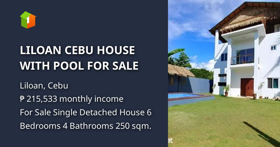 LILOAN CEBU HOUSE WITH POOL FOR SALE [Houses and Lots 🏘️] (October 2023 ...
