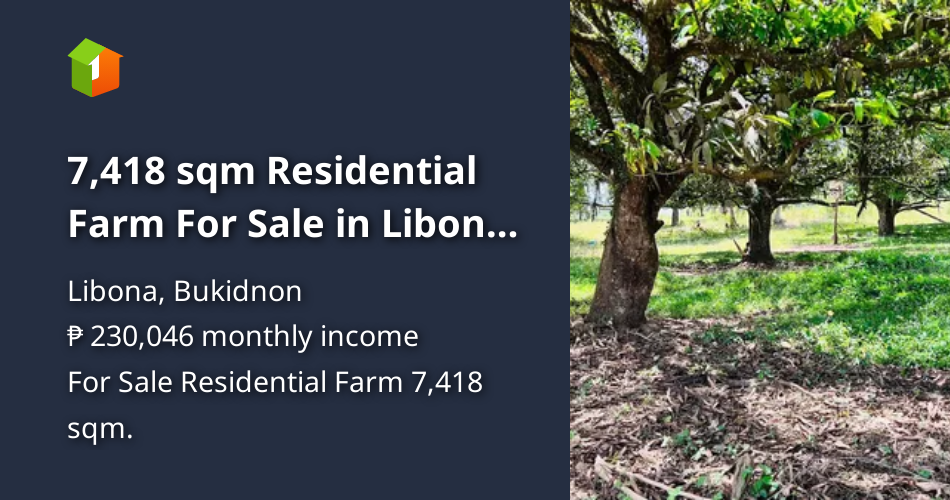 7,418 sqm Residential Farm For Sale in Libona, Bukidnon [Lots 🚜 ...
