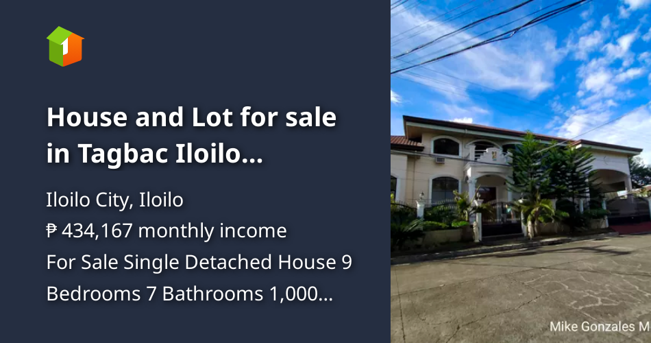 House and Lot for sale in Tagbac Iloilo Metropolis Subdivision [Houses ...