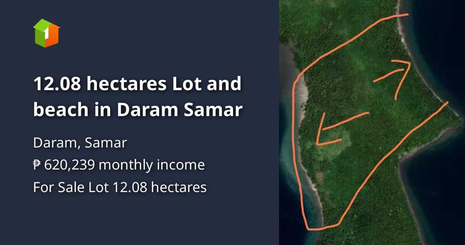 12.08 hectares Lot and beach in Daram Samar [Lots 🚜] (July 2025) in ...