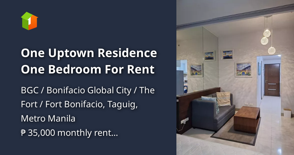 One Uptown Residence One Bedroom For Rent [Condos 🏙️] (July 2024) in ...