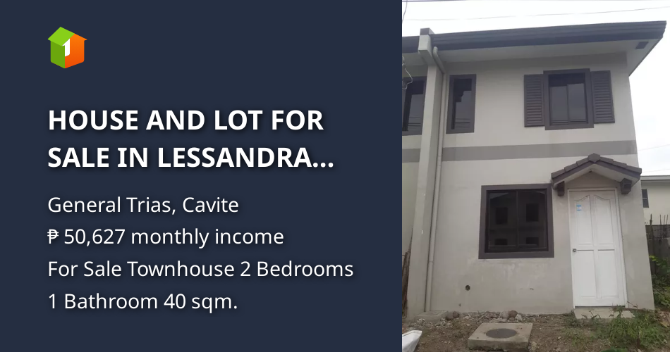 HOUSE AND LOT FOR SALE IN LESSANDRA GENERAL TRIAS [Houses and Lots 🏘️ ...