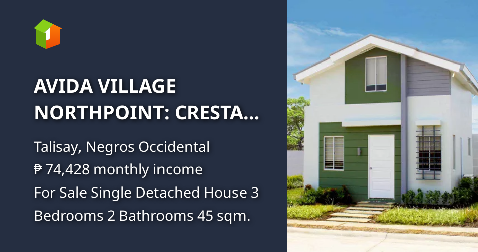 AVIDA VILLAGE NORTHPOINT: CRESTA MODEL [Houses and Lots 🏘️] (September ...