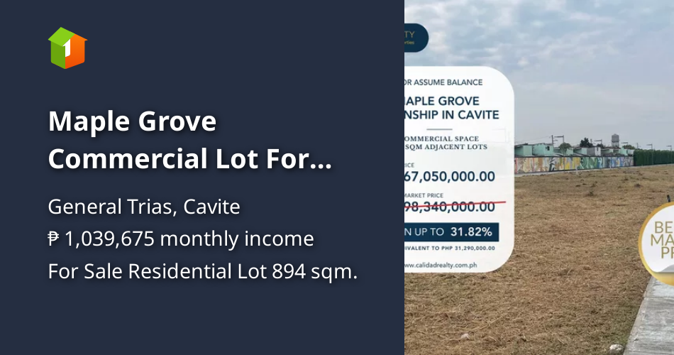 For Sale Residential Lot in Maple Grove, General Trias, Cavite [Lots 🚜 ...