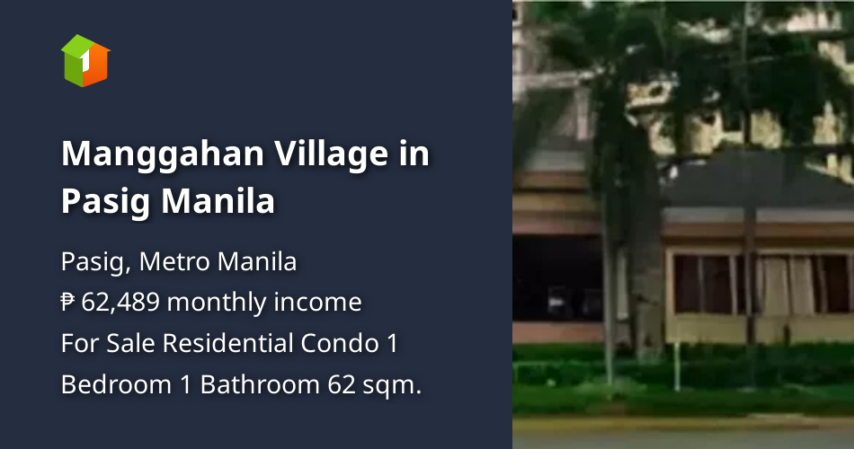 Manggahan Village in Pasig Manila [Condos 🏙️] (April 2025) in Pasig ...
