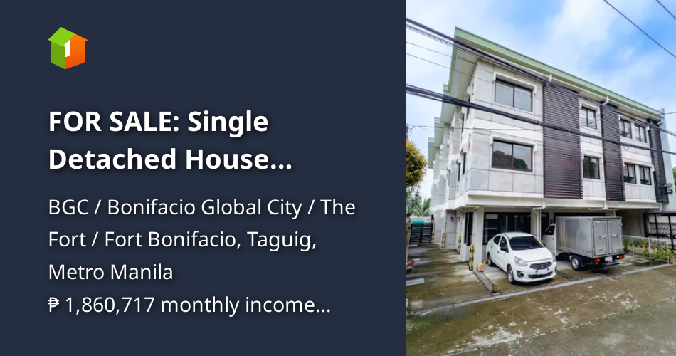 FOR SALE: Single Detached House AFPOVAI Phase 1 20 Units, Taguig City ...