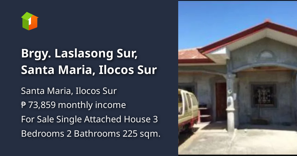 Brgy. Laslasong Sur, Santa Maria, Ilocos Sur [Houses and Lots 🏘️ ...
