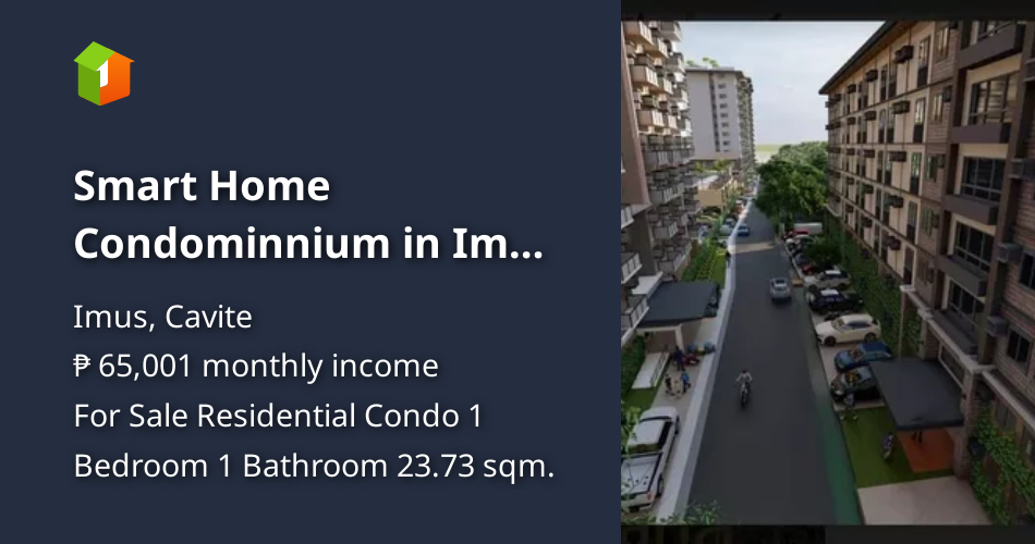 Smart Home Condominnium in Imus Cavite for sale [Condos 🏙️] (December ...