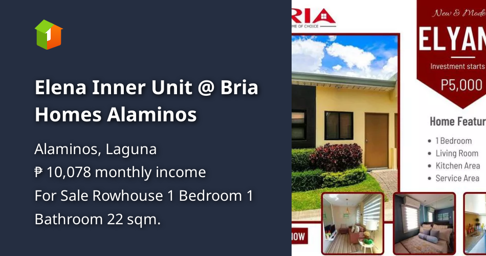 Elena Inner Unit @ Bria Homes Alaminos [Houses and Lots 🏘️] (July 2022 ...
