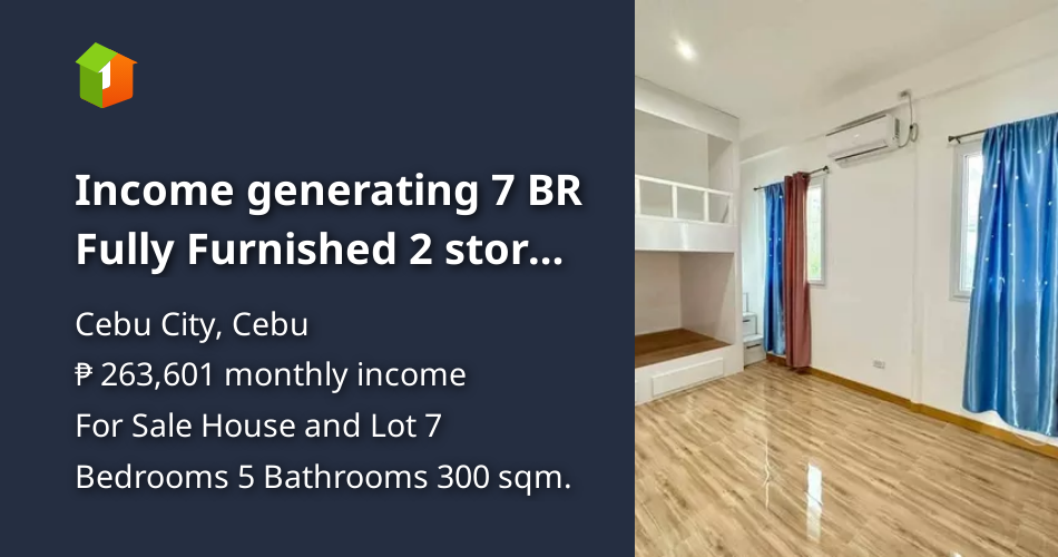 Income generating 7 BR Fully Furnished 2 storey House and lot [Houses ...