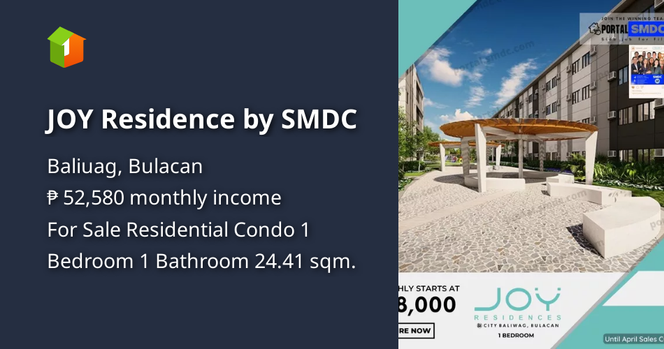 JOY Residence by SMDC [Condos 🏙️] (December 2023) in Baliuag, Bulacan for sale | Discounted ...