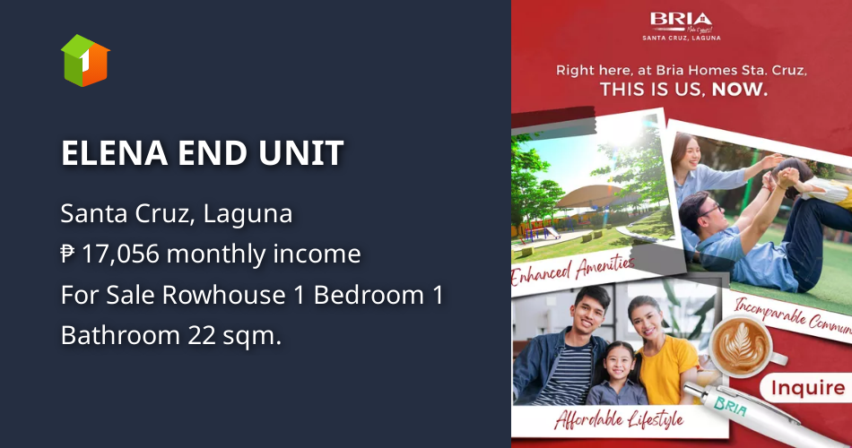 ELENA END UNIT [Houses and Lots 🏘️] (June 2023) in Santa Cruz, Laguna ...