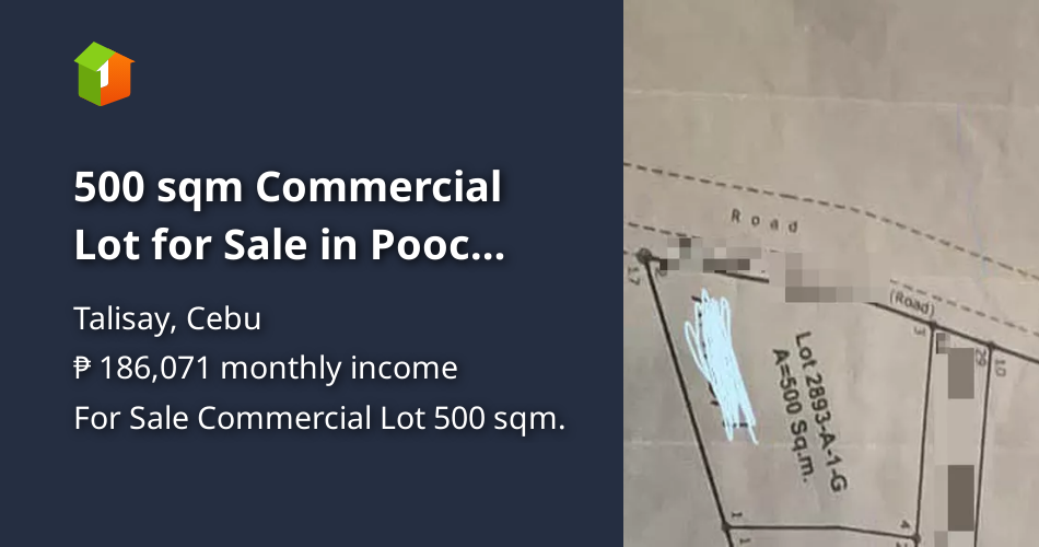 500 sqm Commercial Lot for Sale in Pooc Talisay City Cebu [Lots 🚜] (May ...
