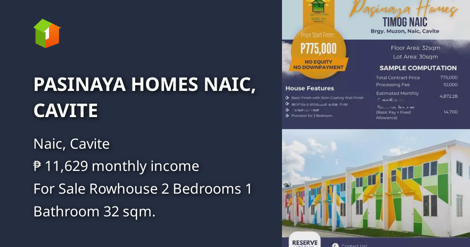 PASINAYA HOMES NAIC, CAVITE [Houses and Lots 🏘️] (May 2026) in Naic ...