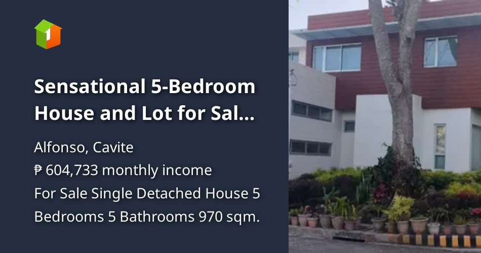 Sensational 5-Bedroom House and Lot for Sale in Tagaytay Royale Estate ...