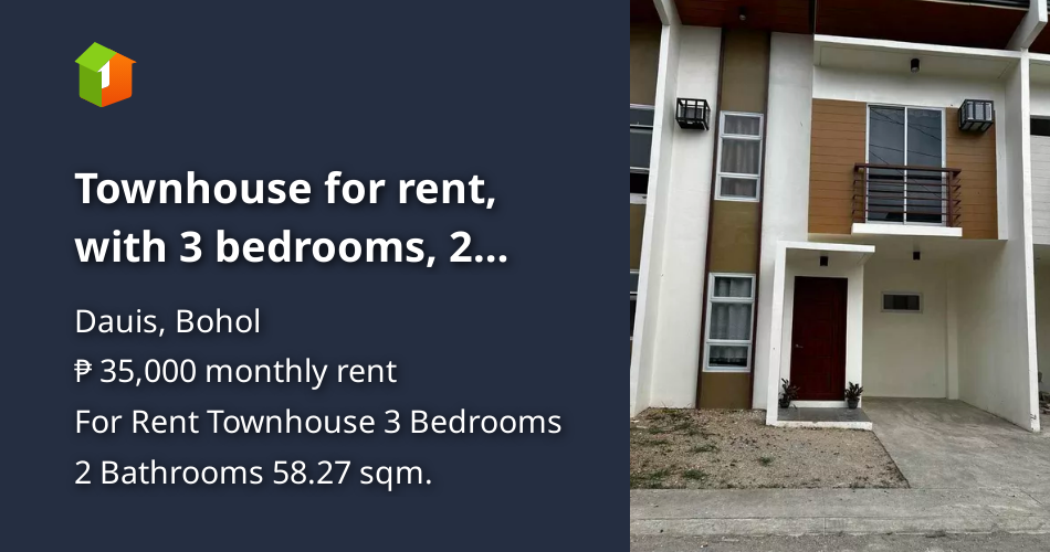 Townhouse for rent, with 3 bedrooms, 2 bathrooms at Velmiro greens ...