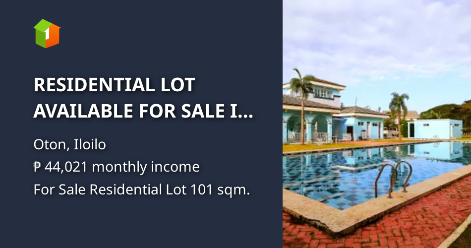 RESIDENTIAL LOT AVAILABLE FOR SALE IN ILOILO [Lots 🚜] (December 2021 ...