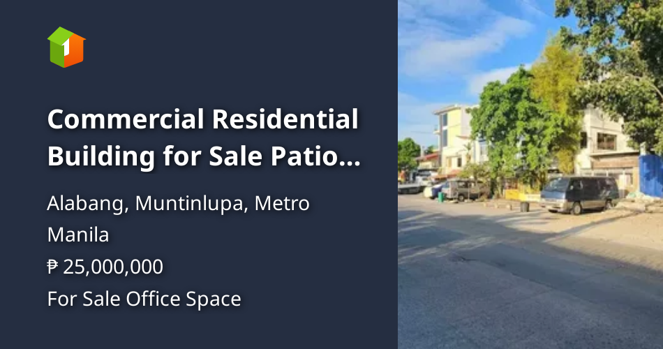 Commercial Residential Building for Sale Patio Homes Posadas Ave Sucat ...
