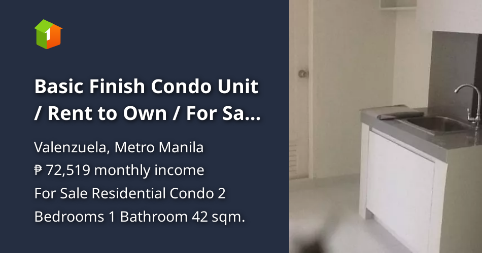 Basic Finish Condo Unit / Rent to Own / For Sale / Ready for Occupancy ...
