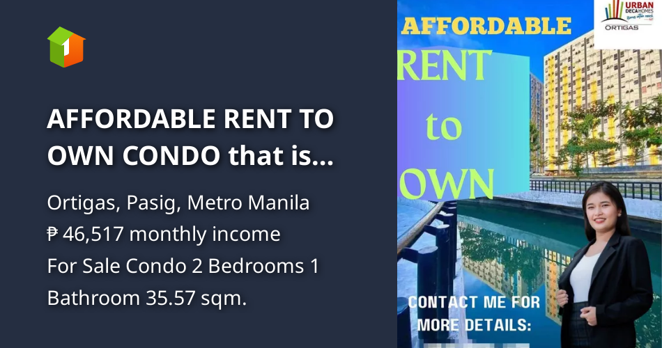 AFFORDABLE RENT TO OWN CONDO that is READY FOR OCCUPANCY [Condos 🏙️ ...