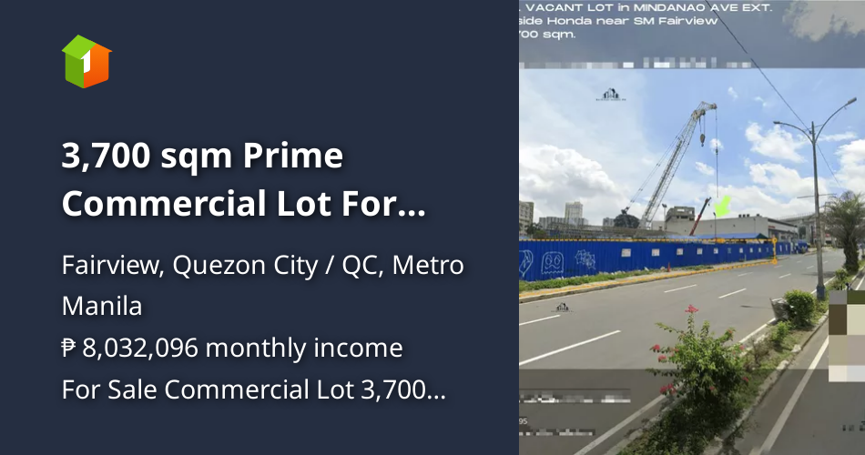 3,700 sqm Prime Commercial Lot For Sale in Neopolitan Business Park ...