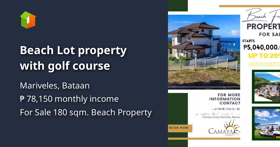 Beach Lot property with golf course [Beach Properties 🏖️] (July 2024 ...